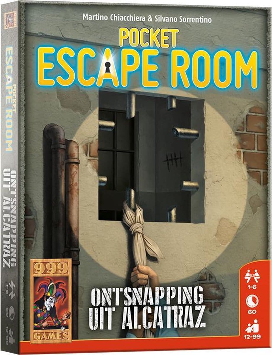 Pocket Escape Room: Ontsnapping uit Alcatraz - Koning Bordspel