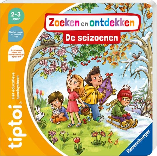 Tiptoi boek - Zoeken en Ontdekken De Seizoenen - Koning Bordspel
