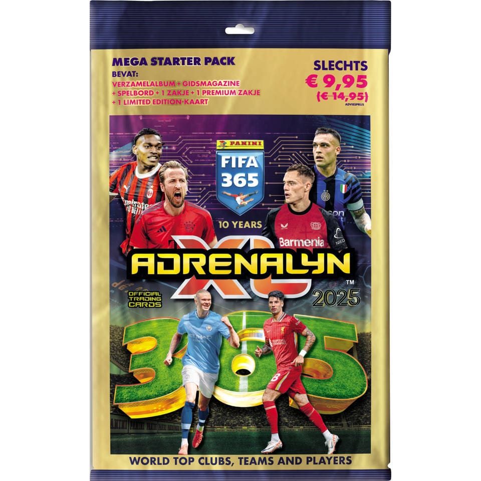 Fifa 365 Adrenalyn XL 2025 Mega Starter Pack - Koning Bordspel