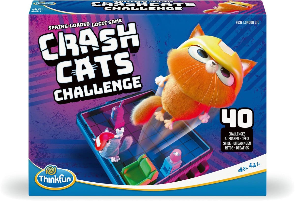 Thinkfun CrashCats Challenge - Koning Bordspel